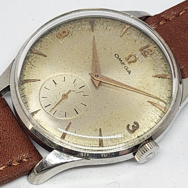 OMEGA Jumbo 36mm Steel ref. 2690-2 Cal. 267 sub sec. - Manual wind men ...