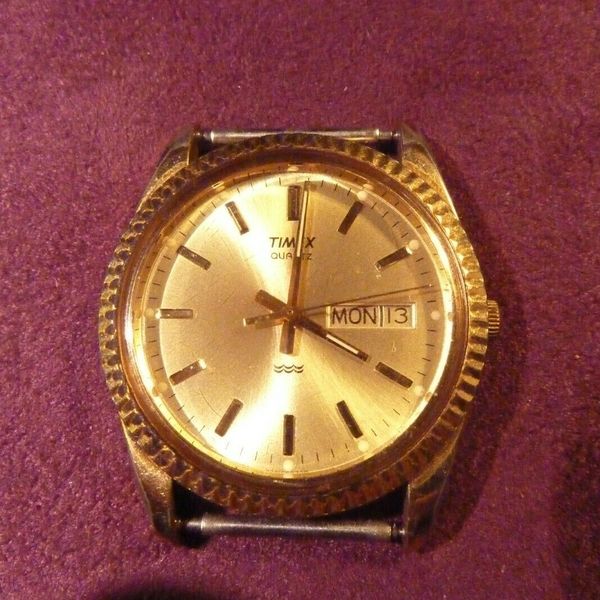 Timex Quartz 395 LA Cell - Day Date Men’s Watch | WatchCharts Marketplace