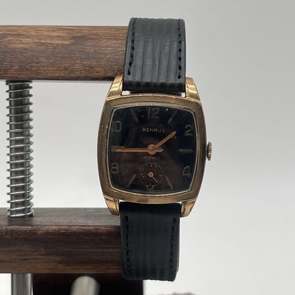 Vintage Benrus Manual Wind Men's Watch Fully Functional 17 Jewels F.1 ...