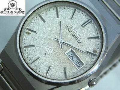 GOOD!! SEIKO GRAND QUARTZ 9943-8020 DAY-DATE SILVER MEN'S VINTAGE WATCH JAPAN | WatchCharts