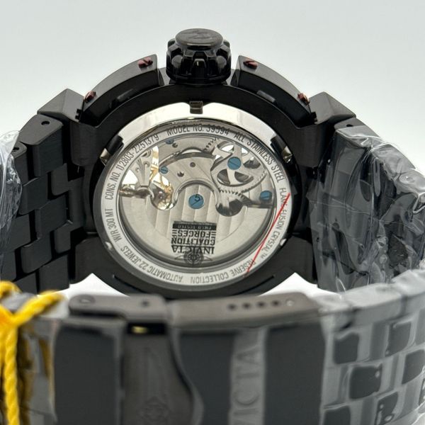 invicta reserve automatic watch 39594 x-wing moonphase black and purple ...