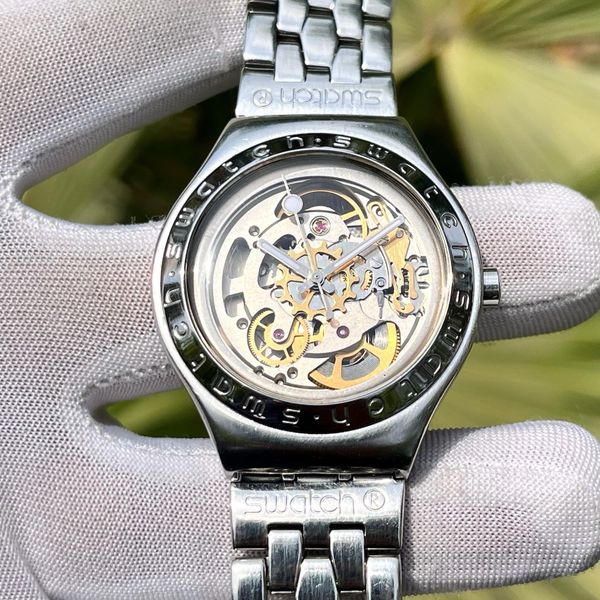 Swatch Irony YAS100G Skeleton Automatic Body & Soul Swiss Men's Watch ...