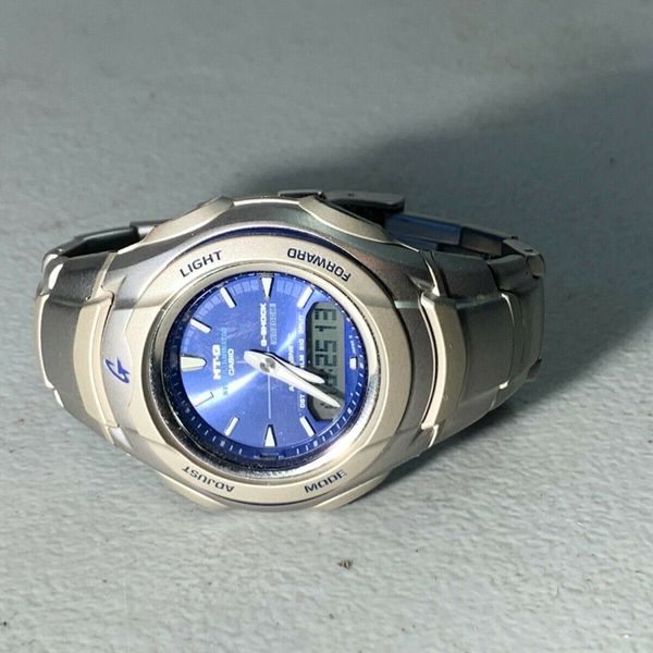 CASIO MTG 520 ANA DIGI BLUE DIAL G SHOCK QUARTZ WATCH 2713 MODULE ...