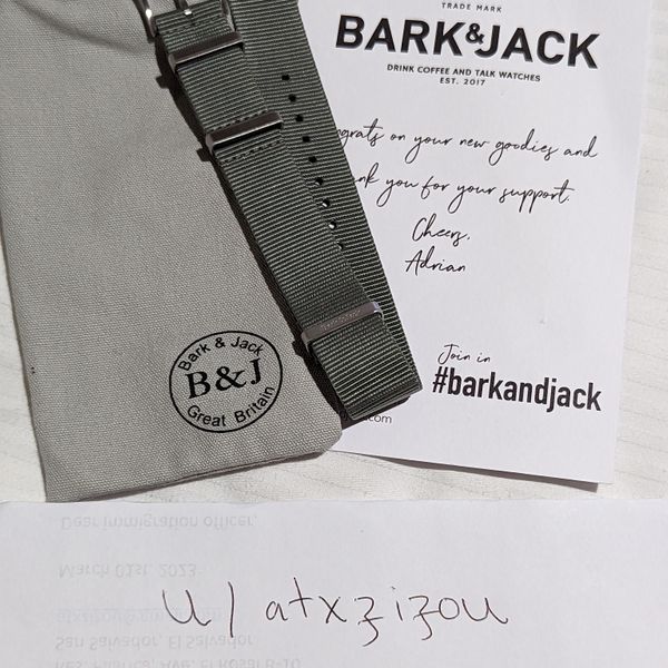 [WTS] Bark & Jack 20mm Unworn Grey NATO $35 SHIPPED | WatchCharts ...