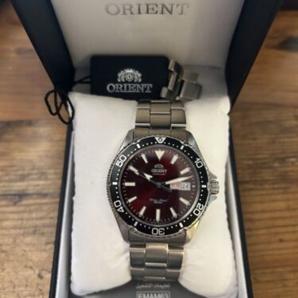 Orient Kamasu Red RA-AA0003R19A Automatic Dive Watch, Full Set, Great ...