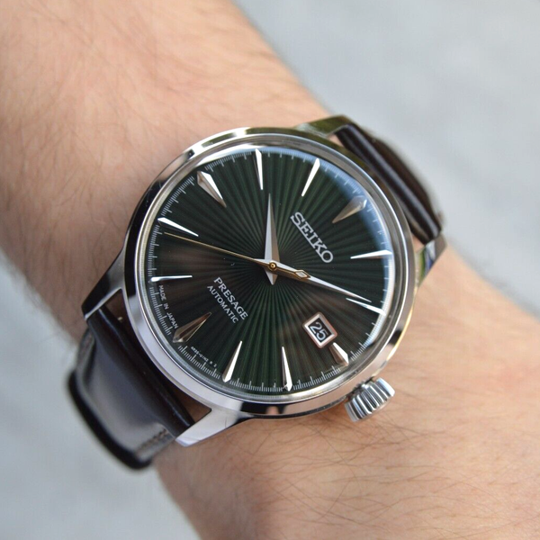 Seiko Presage Automatic Cocktail Time Mockingbird Green SRPD37J1 Men's ...