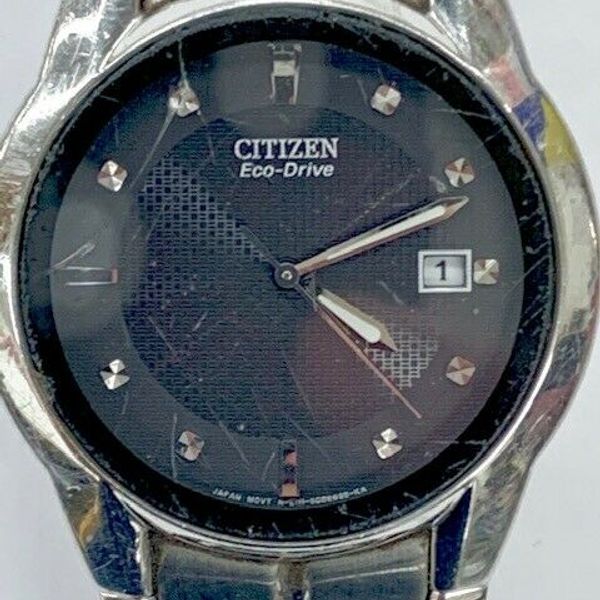Citizen Eco-Drive Citizen Eco-Drive N-E111-S088696-KA Stainless Steel ...