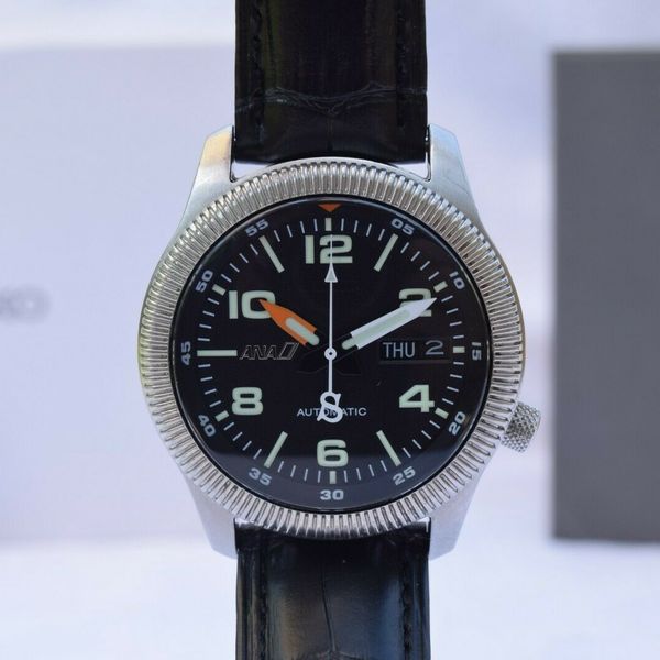 Rare Seiko ANA Pilots Limited Edition 7S26-0620 Automatic Watch SBRS00F ...