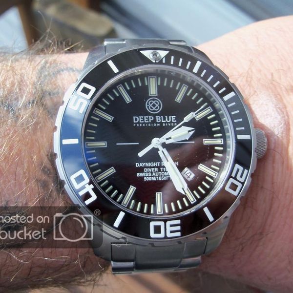 FSOT Deep Blue Recon t-100 65 tubes swiss auto. | WatchCharts Marketplace