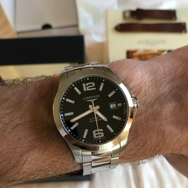 [WTS] Longines Conquest 39mm + Extra Leather Strap | WatchCharts ...