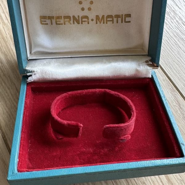 Vintage Eterna Matic Watch Box With Defect | WatchCharts Marketplace
