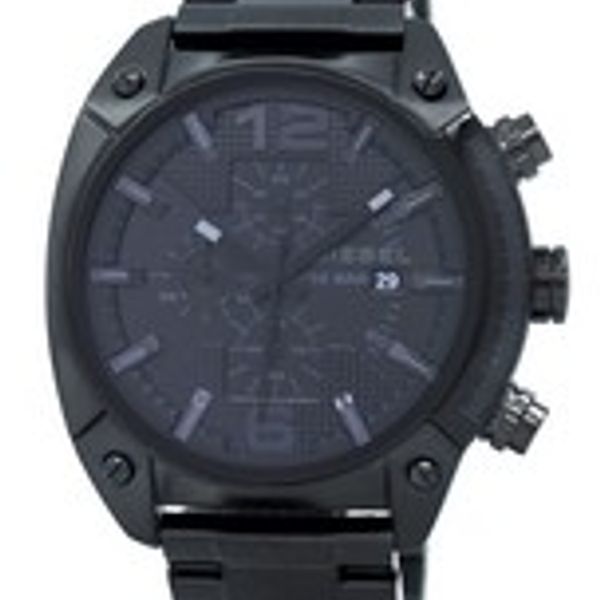 FS: Diesel Advanced Chronograph Black Dial Ion Plated DZ4223 Men's ...