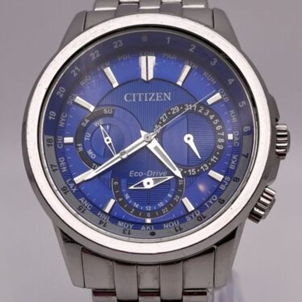 Citizen Eco-Drive Calendrier Menâ s Watch WR 8729-R005791 New Capacitor ...