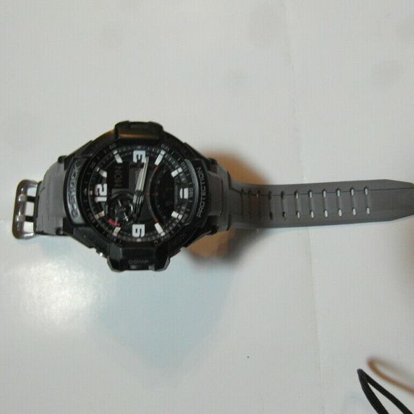 Casio G-Shock GA-1000FC, 5302, G-Aviation Twin Sensor, genuine grey ...