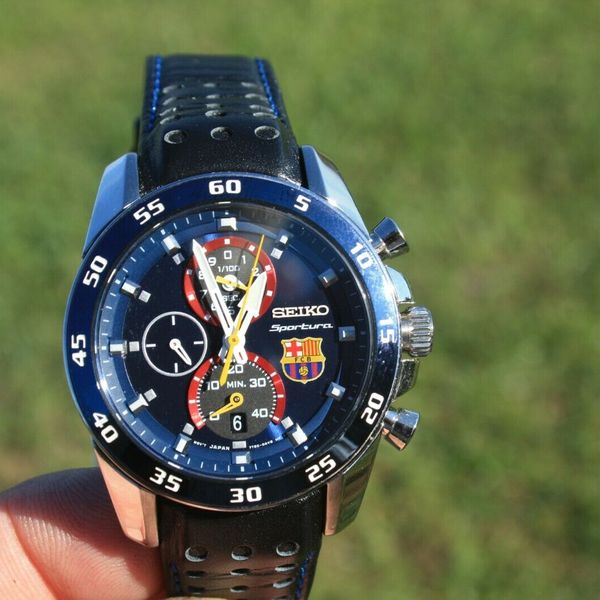 Seiko SPC089 Barcelona Football club. NEW! Never worn in Factory box ...