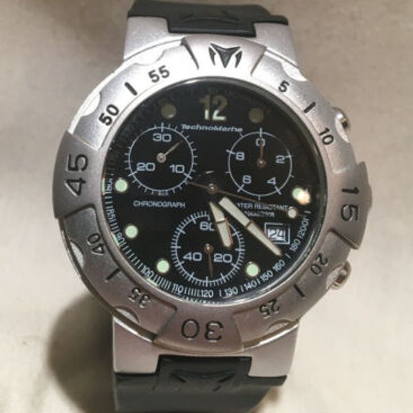 RARE,Men's Chronograph Diver Watch TECHNOMARINE Abyss Swiss Made New ...