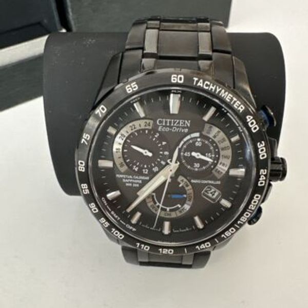 Citizen Eco Drive Perpetual Radiocontrolled Watch E650 cal.GN-4W-S Blue ...