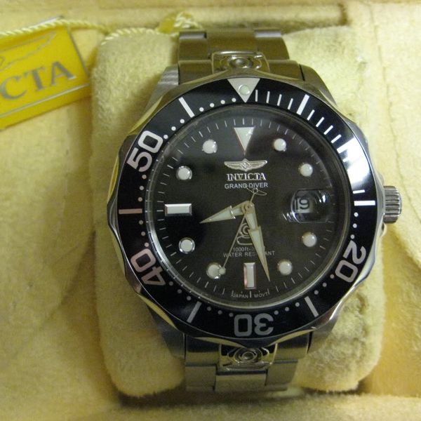 Invicta Grand Diver black #3044 | WatchCharts