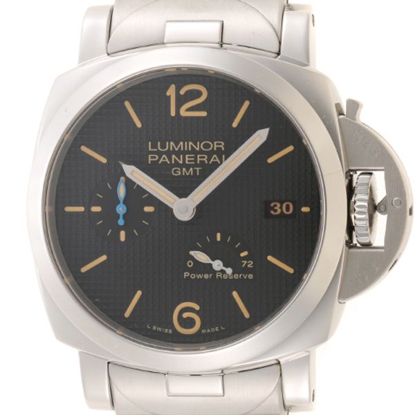 PANERAI Panerai Luminor 1950 GMT Power Reserve PAM01537 Black Credo ...