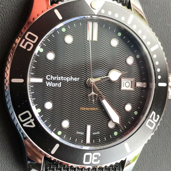 Christopher Ward C60 Trident 300 Black 43mm Quartz Watch | WatchCharts