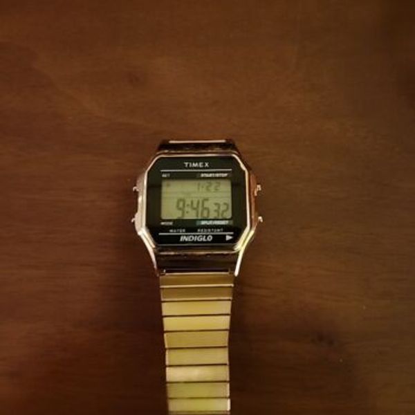 Vintage Timex Indiglo Digital Watch 555 L9 New Battery | WatchCharts ...