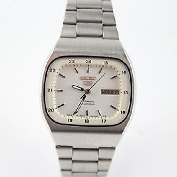 Mens Vintage Seiko 5 TV Dial Watch Ref. 7009-2051 Automatic Working ...