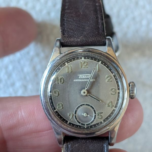 SUPERB TISSOT ANTIMAGNETIQUE VINTAGE MENS MANUAL WRISTWATCH | WatchCharts Marketplace