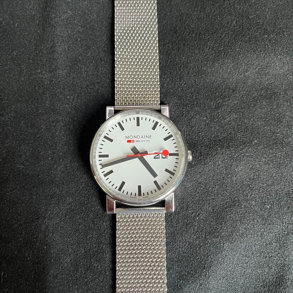Mondaine Official Swiss Railway Watch SBB CFF FFS with Stainless Steel ...