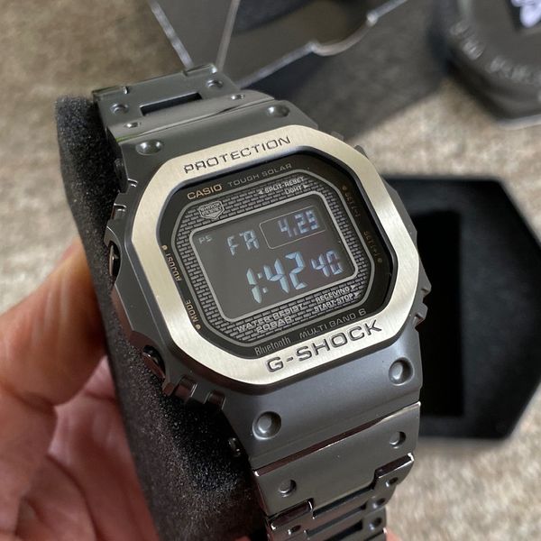 [$500 USD] FS: Casio G-Shock GMW-B5000MB Matte Black Metal Square ...