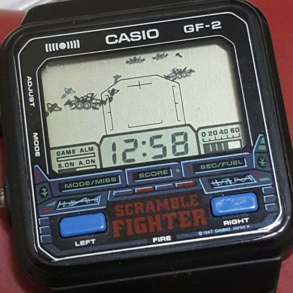Vintage Casio digital Scramble Fighter quartz module 685 GF-2 original ...