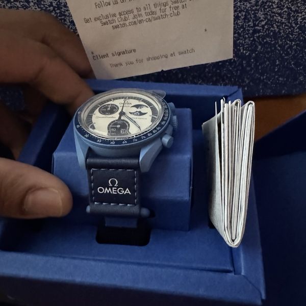 Omega x Swatch Mission to the Super Moon Moonphase New w/ receipt and ...