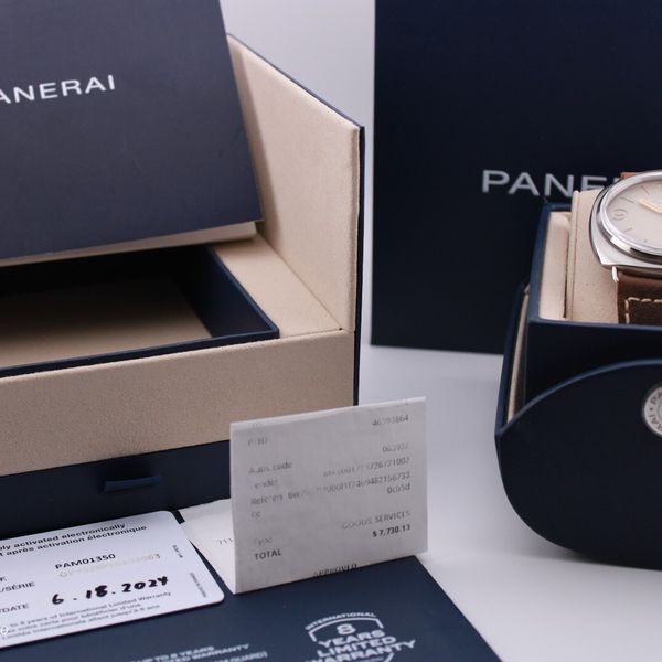 2024 Panerai Radiomir Tre Giorni PAM01350 - Complete Set | WatchCharts ...