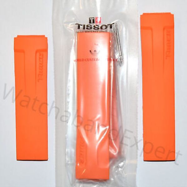 Original Tissot T-Race Men's T048417A, T048427A Orange Rubber Band ...