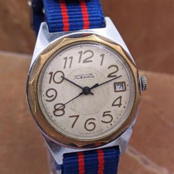 Vintage Watch Raketa "Rolex" USSR Mechanical Cal. 2614 H Date ...