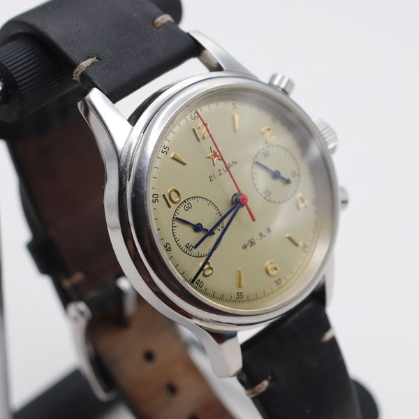 21 Zuan 1963 Seagull II Pilot Watch Manual Wind Up Chronograph Mens ...