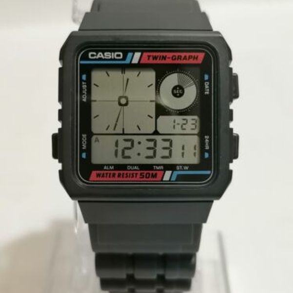 Vintage Casio AE-20W TWIN-GRAPH Module 588 Men's Watch | WatchCharts ...