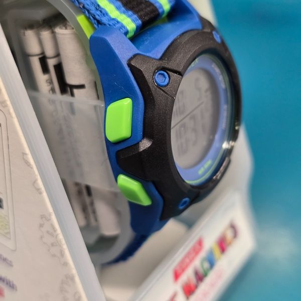 New Working Timex Time Teacher Digital Chronograph Kids' Wristwatch ...