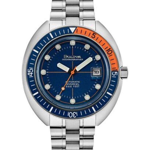 Bulova Men's Automatic Archive Devil Diver Stainless Steel Bracelet ...