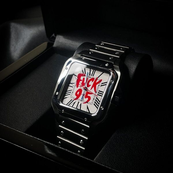 Custom Seiko NH35 Mod - Tank Homage Square Case | WatchCharts Marketplace