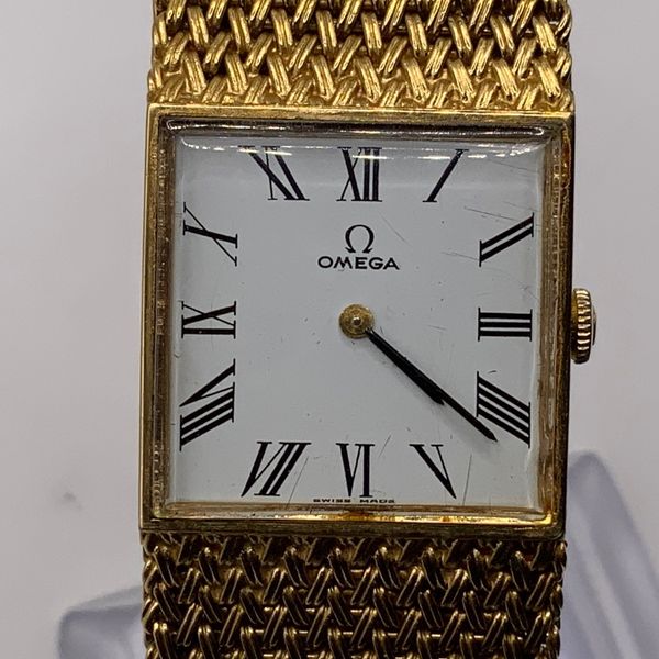 VINTAGE OMEGA TANK SWISS MECHANICAL GOLD WATCH | WatchCharts Marketplace