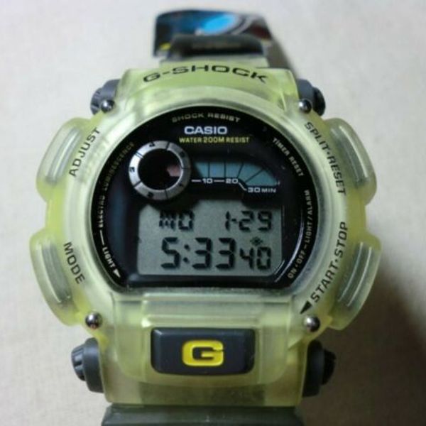 Vintage Casio G-Shock DW-9000S-9V G-Lide Surfing Edition 1996 Release ...