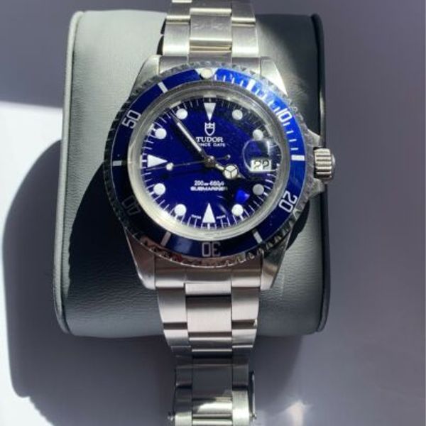Authentic Tudor Sub Blue Dial & ETA Movt in Replacement Case 79090 ...