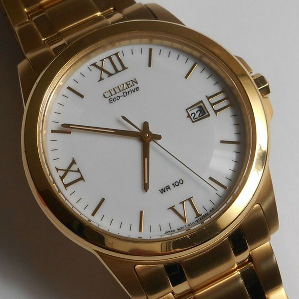 Citizen Eco Drive WR 100 Watch - Gold Tone - E111 S084202 | WatchCharts ...