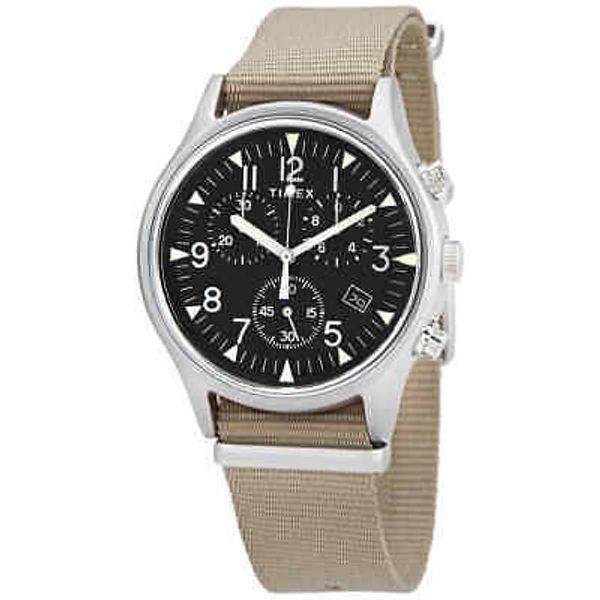 Timex MK1 Chronograph Quartz Black Dial Men's Watch TW2T10700 ...