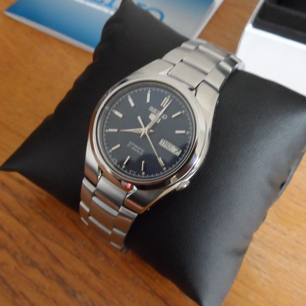 Seiko 5 SNK603K1 Automatic Watch - Navy Blue dial- BRAND NEW - FREE P&P ...