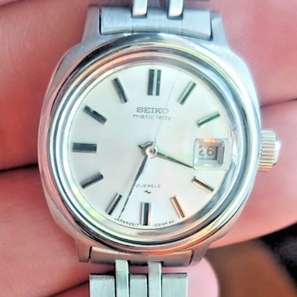 Vintage Seiko 2517 Hand-Wound Matic Lady Watch, Japan, Working, 21 ...