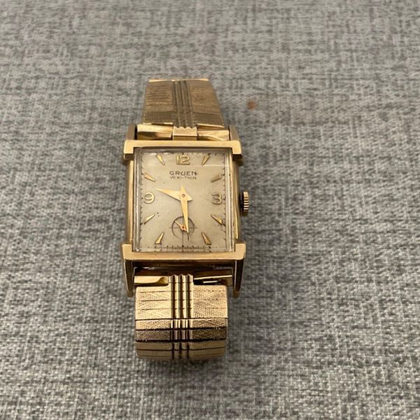 Mens 1950s Gruen Veri-Thin 17J vintage Watch very thin | WatchCharts ...