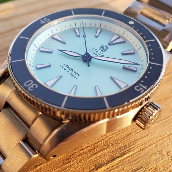[WTS] Traska Freediver V1 Mint Dial | WatchCharts Marketplace