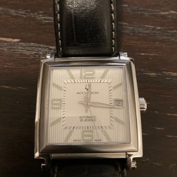Square Bulova Automatic Men's Watch-Needs Repair | WatchCharts Marketplace