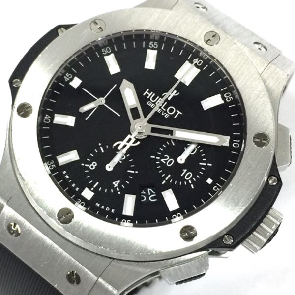 Hublot Big Bang 301 Chronograph Automatic Watch SS Men's Back Skeleton ...